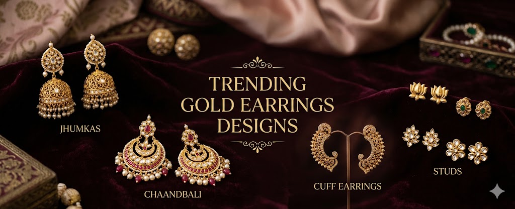 Top 10 Trending Gold Earring Designs in India 2026 – Zevana