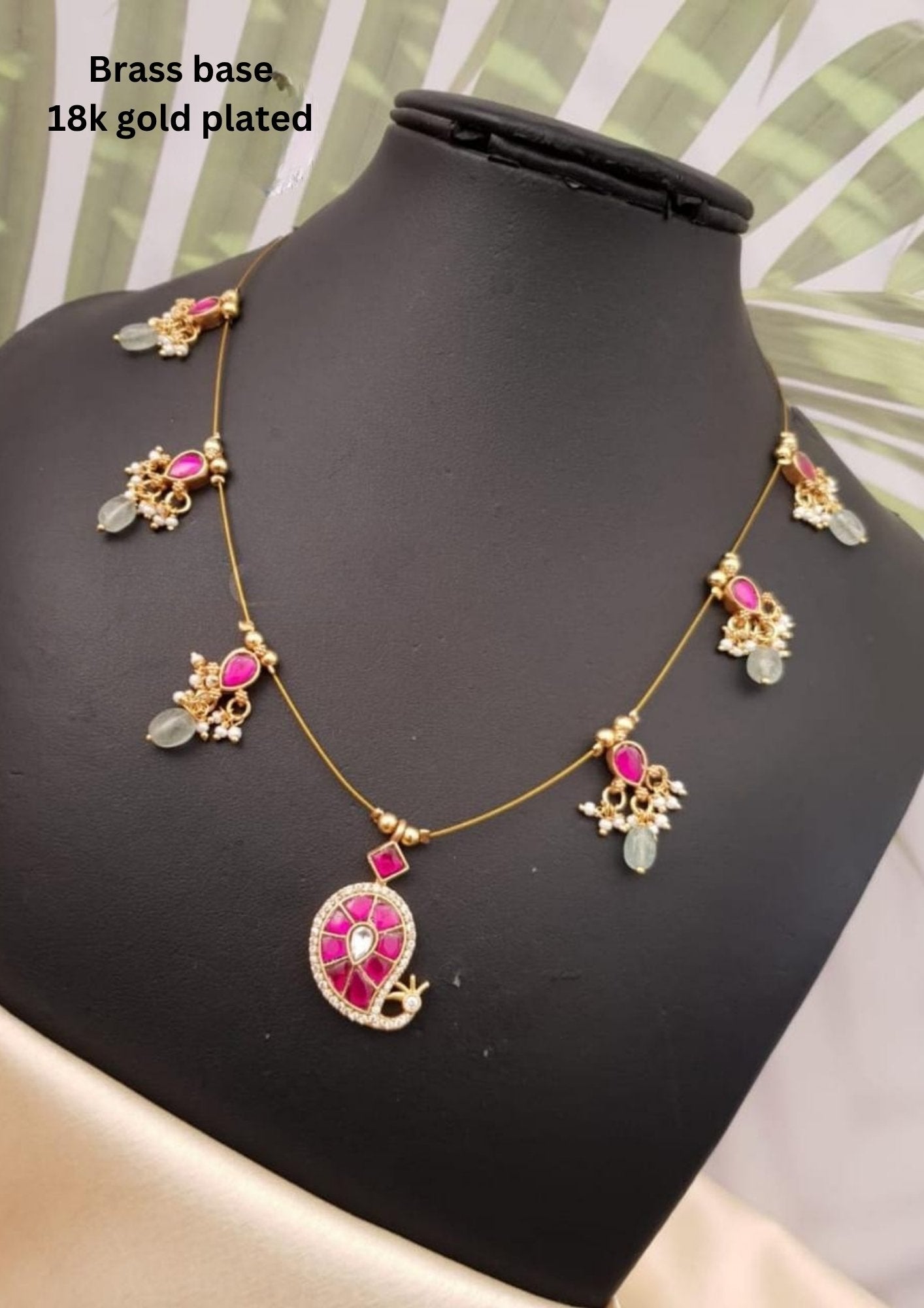 Kundan Necklace g10700 – Zevana